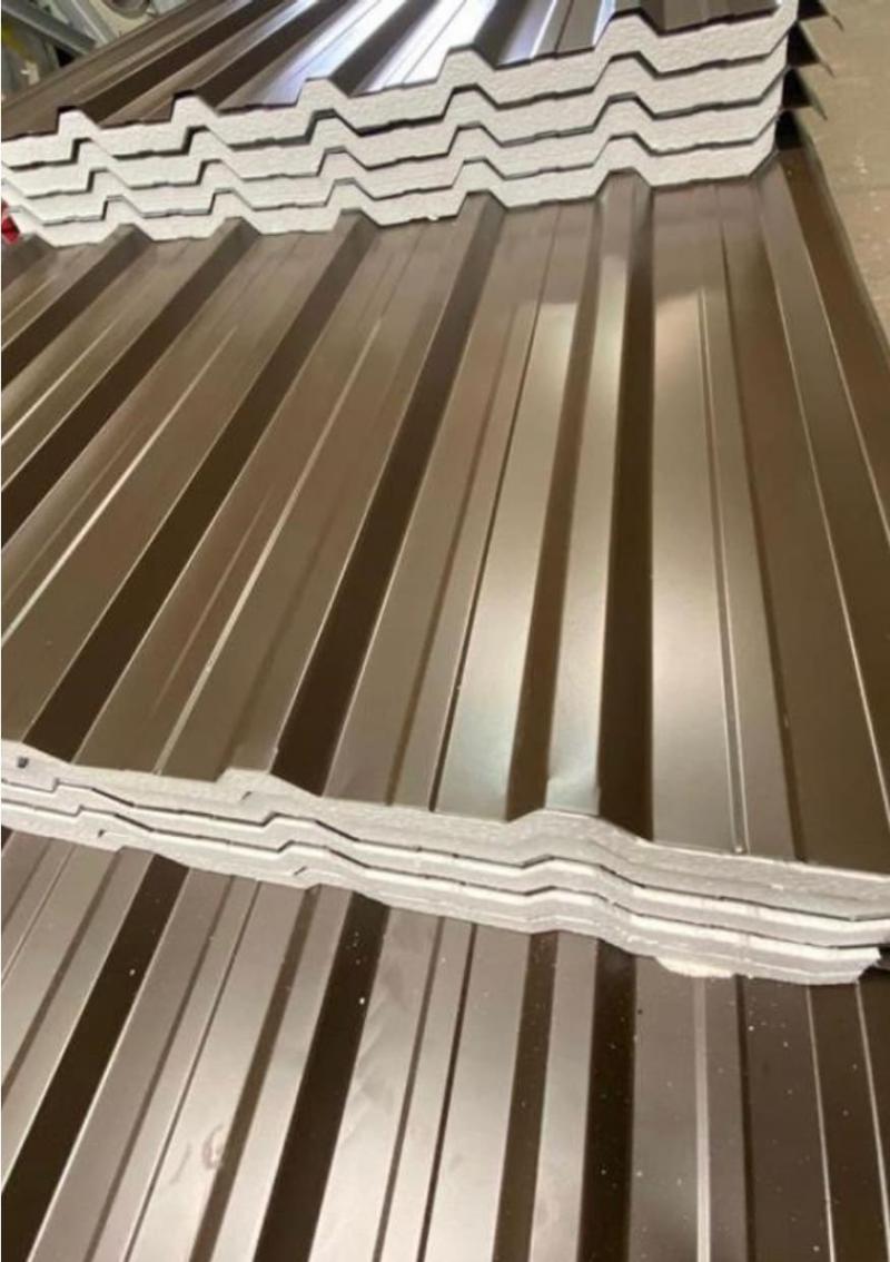 telha TP25 termoacustica sanduiche colorida - Galvanaço